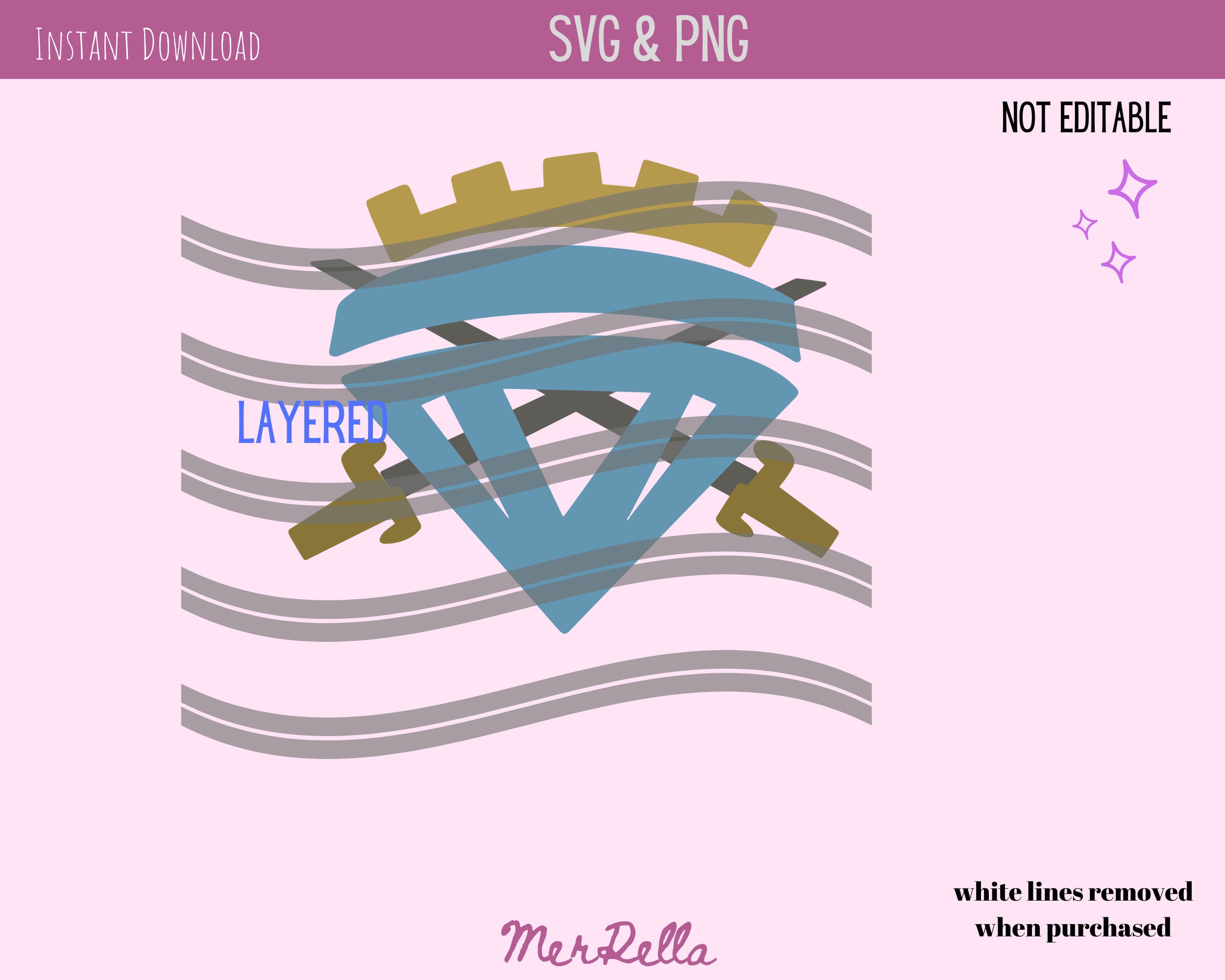 Rise of Red Chlo Rella Hearts SVG PNG, Descendants, Hand Drawn Clipart ...