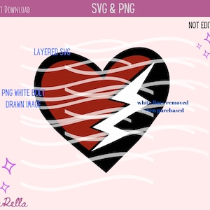 Rise of Red SVG PNG, Descendants 4, Hand Drawn Clipart, Cricut ...