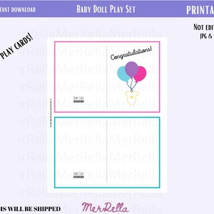 Printable Dramatic Play Baby Doll Nursery, Play Doctor Printable, Baby ...