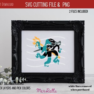 Descendants Uma Pirate SVG PNG, Pirate Trident Svg, Cricut Cutting File ...