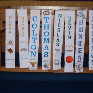 Confirmation Stoles - Custom Made - Etsy