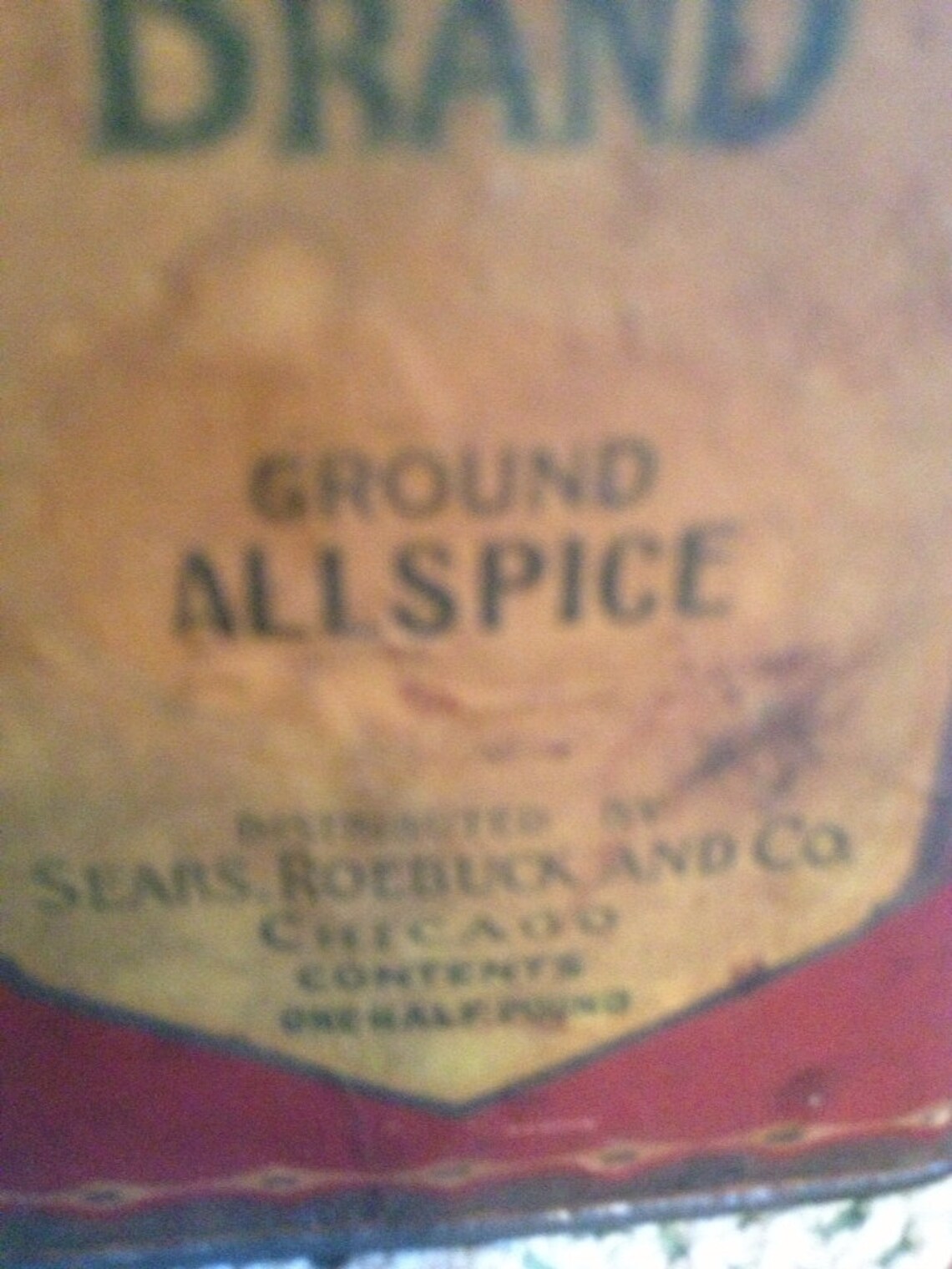 Montclair Brand Allspice Tin Sold by Sears, Roebuck and Co - Etsy