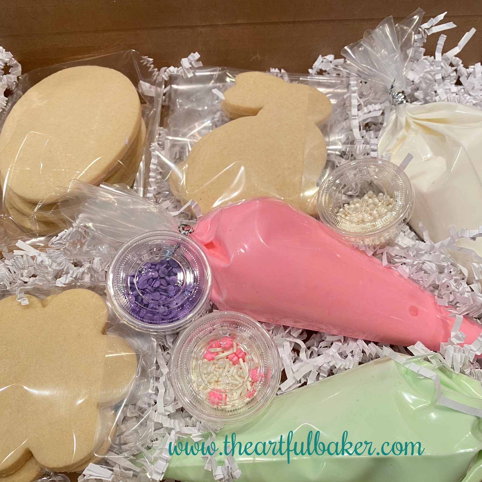 Decorated Sugar Cookie Kit HOLIDAY Cookie Decorating Kit - Etsy