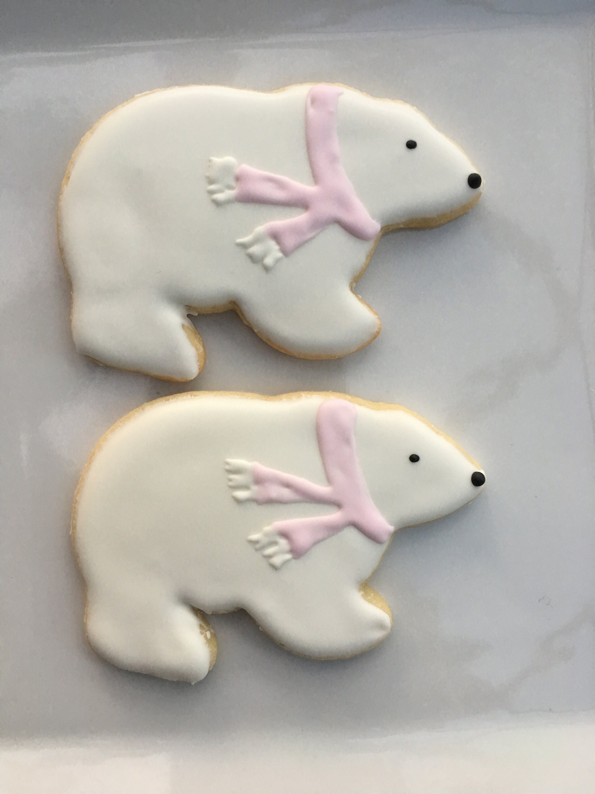 Decorated Cookies, Polar Bear, Edible Favors, Cookie Favors, Christmas ...