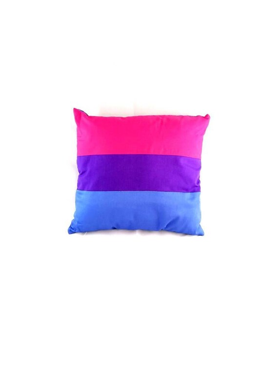 Bisexual Pride Flag Cushion LGBTQIA Eco-friendly - Etsy