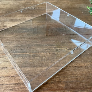 Acrylic Frame Shadow Box Baby Gown Christening Baptism Newborn Kit ...