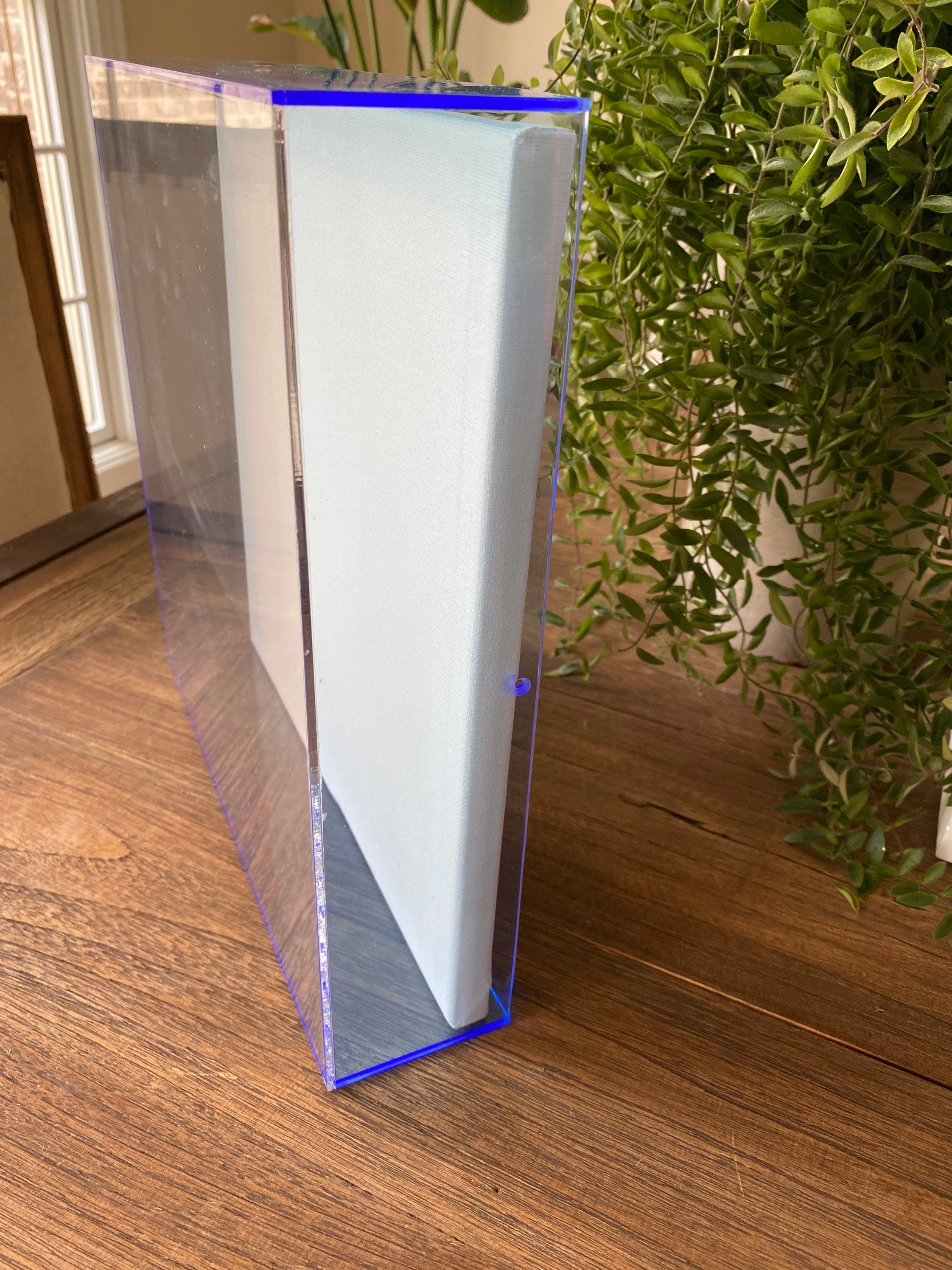 Acrylic Colored Neon Frame Shadow Box 24x24x3 Yellow Green - Etsy Australia