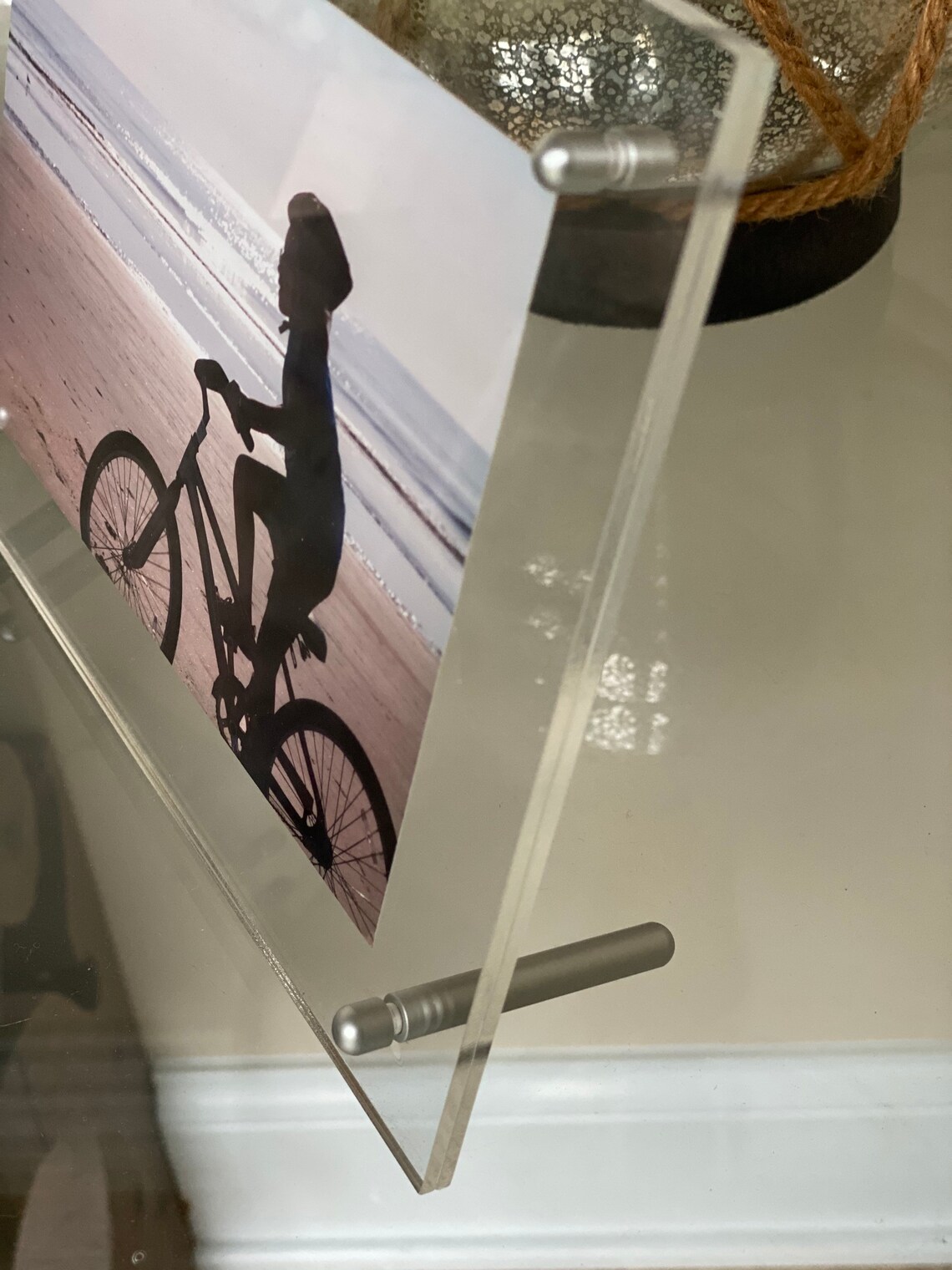 Picture Floating Frame Acrylic Plastic Clear Tabletop Desktop | Etsy