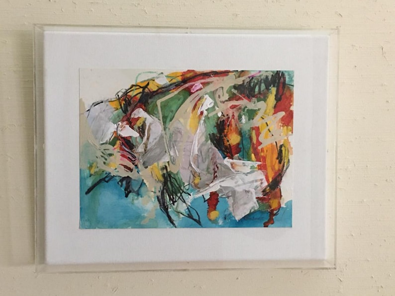 Frame SHADOW. CUSTOM Acrylic Clear Lucite Box With Canvas. - Etsy Australia