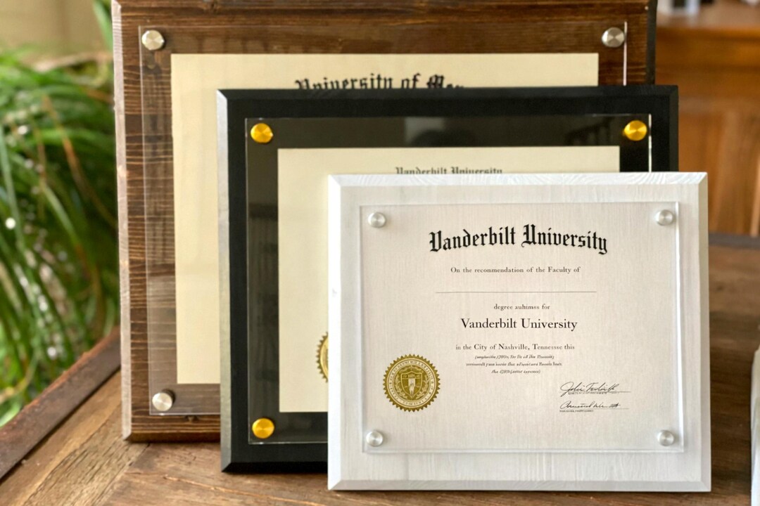 Texas Aggie Custom Wood & Acrylic Diploma Display Frame Graduation ...
