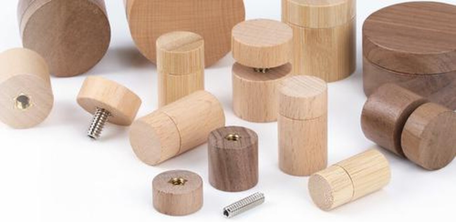 Wood Bolts Luxe Standoff Beech Walnut for Acrylic Frame DIY - Etsy
