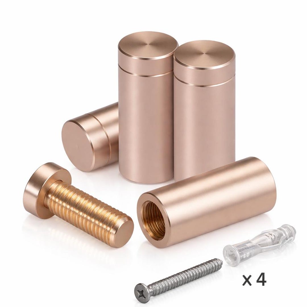 Aluminum Standoff Bolts Kit, Floating Frame Hardware, Wall Mount - Etsy