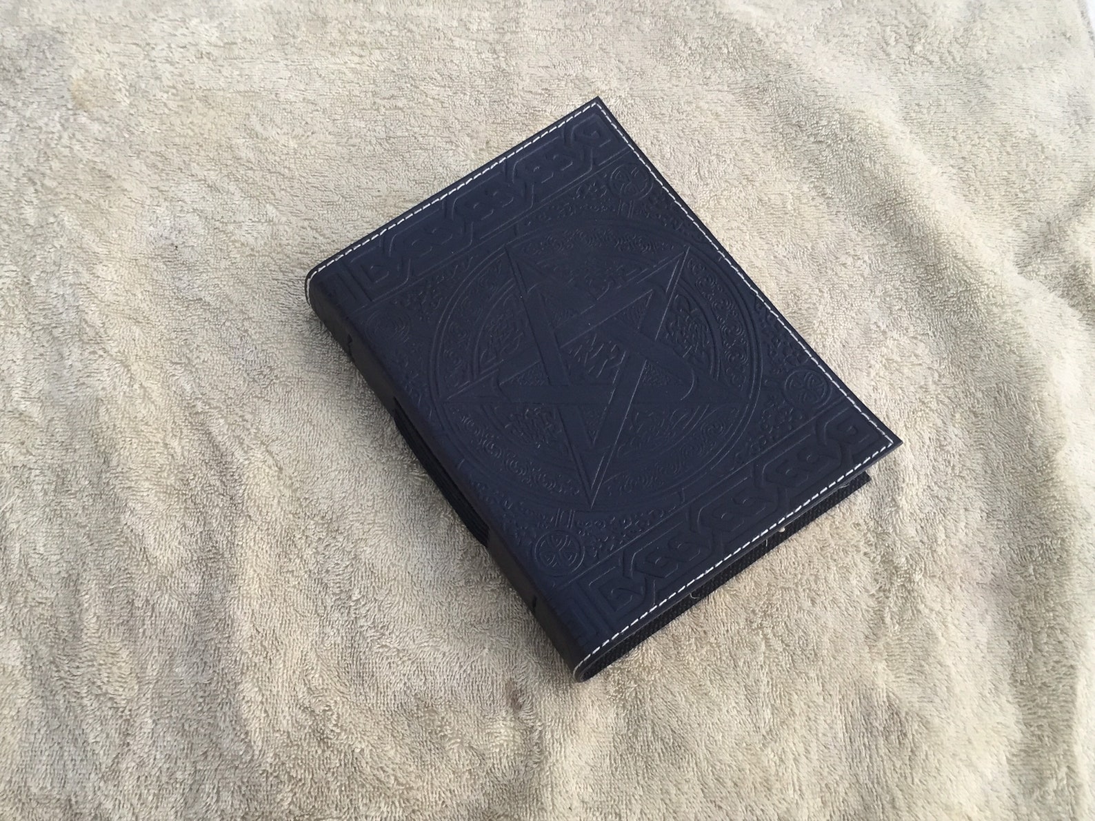 Handmade Pentacle book 8x6 deckled edge paper | Etsy