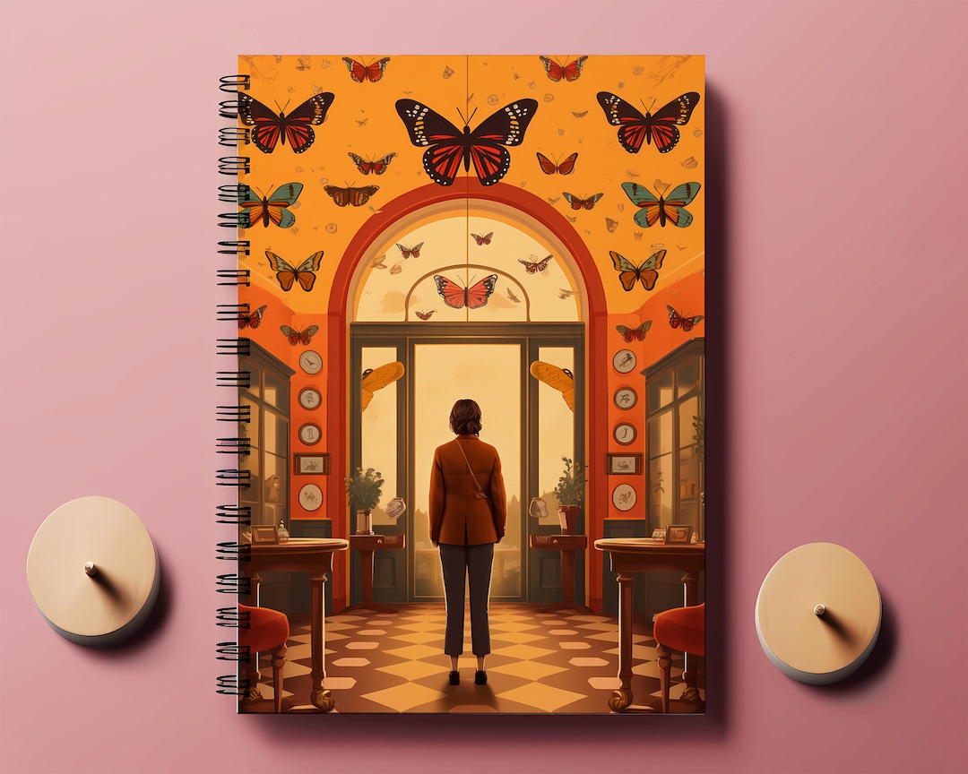 At the French Café Illustration Notebook A6 Handmade Journal Diary ...