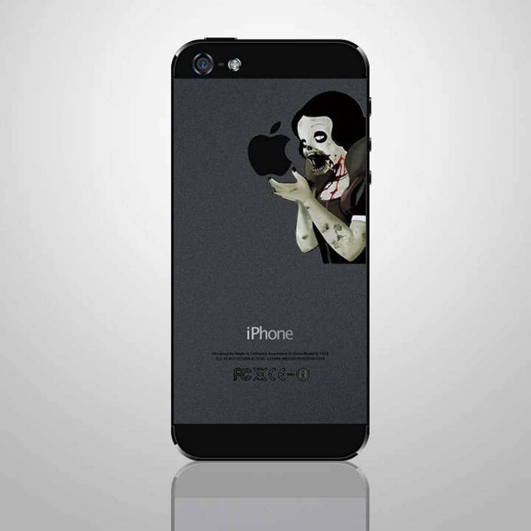 IPhone Decal Sticker Zombie Snow White Art for Apple Mobile iPhone 5 - Etsy