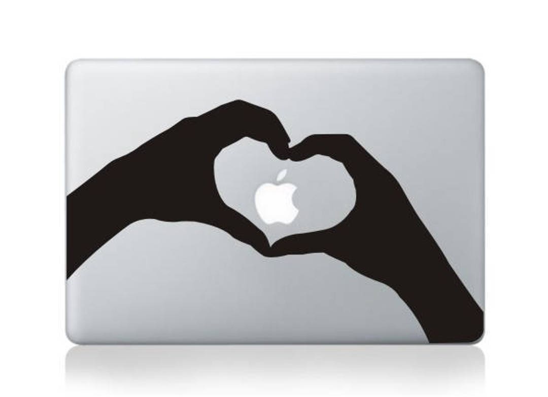 MacBook 13 Inch Decal Sticker Mark of Love Apple Art for Apple Laptop ...