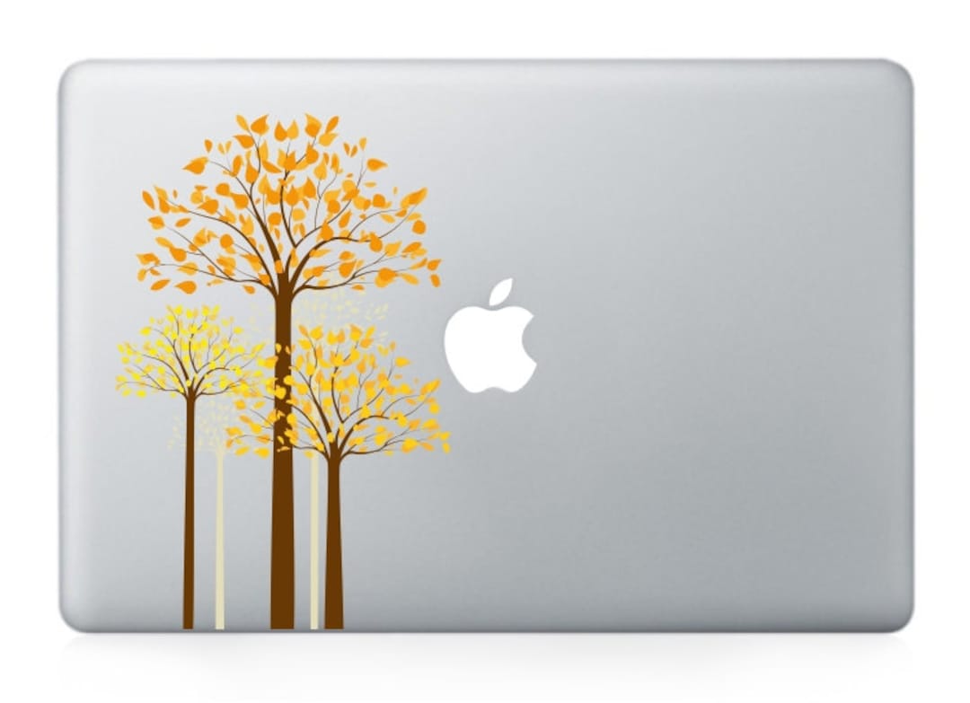 MacBook 13 Inch Decal Sticker Fenel and Apple Art for Apple Laptop - Etsy