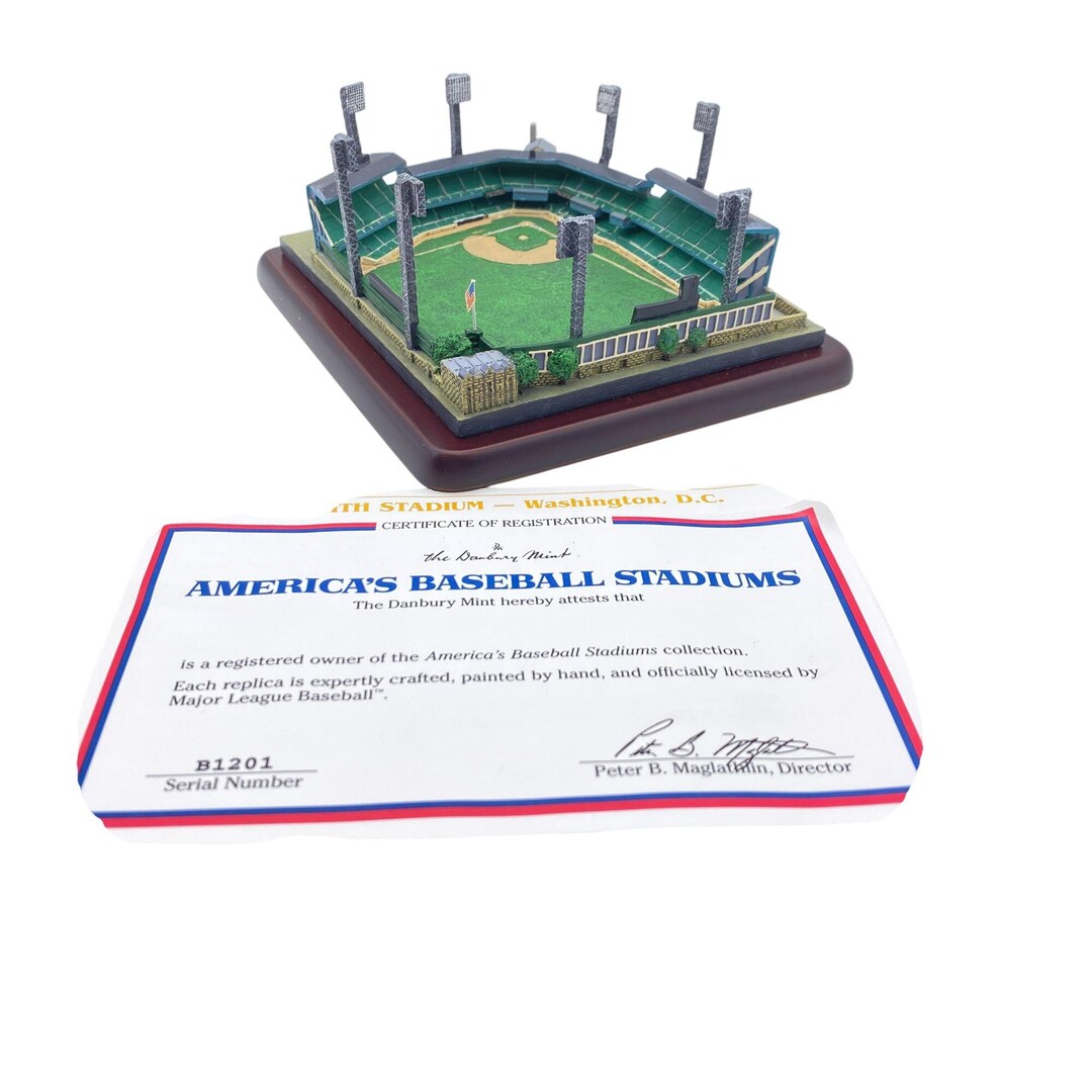 Danbury Mint Griffith Stadium Replica MLB Washington Senators Boxed COA ...