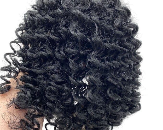Global Dolls Aerielle Doll Wig Hair Size 13-14 Curly Black African ...
