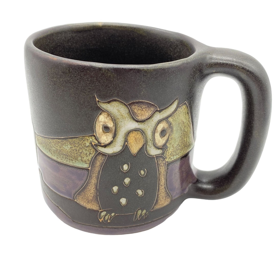 Mara Mexico Owl Stoneware Mug Cup Coffee Tea Birds Owls - Etsy