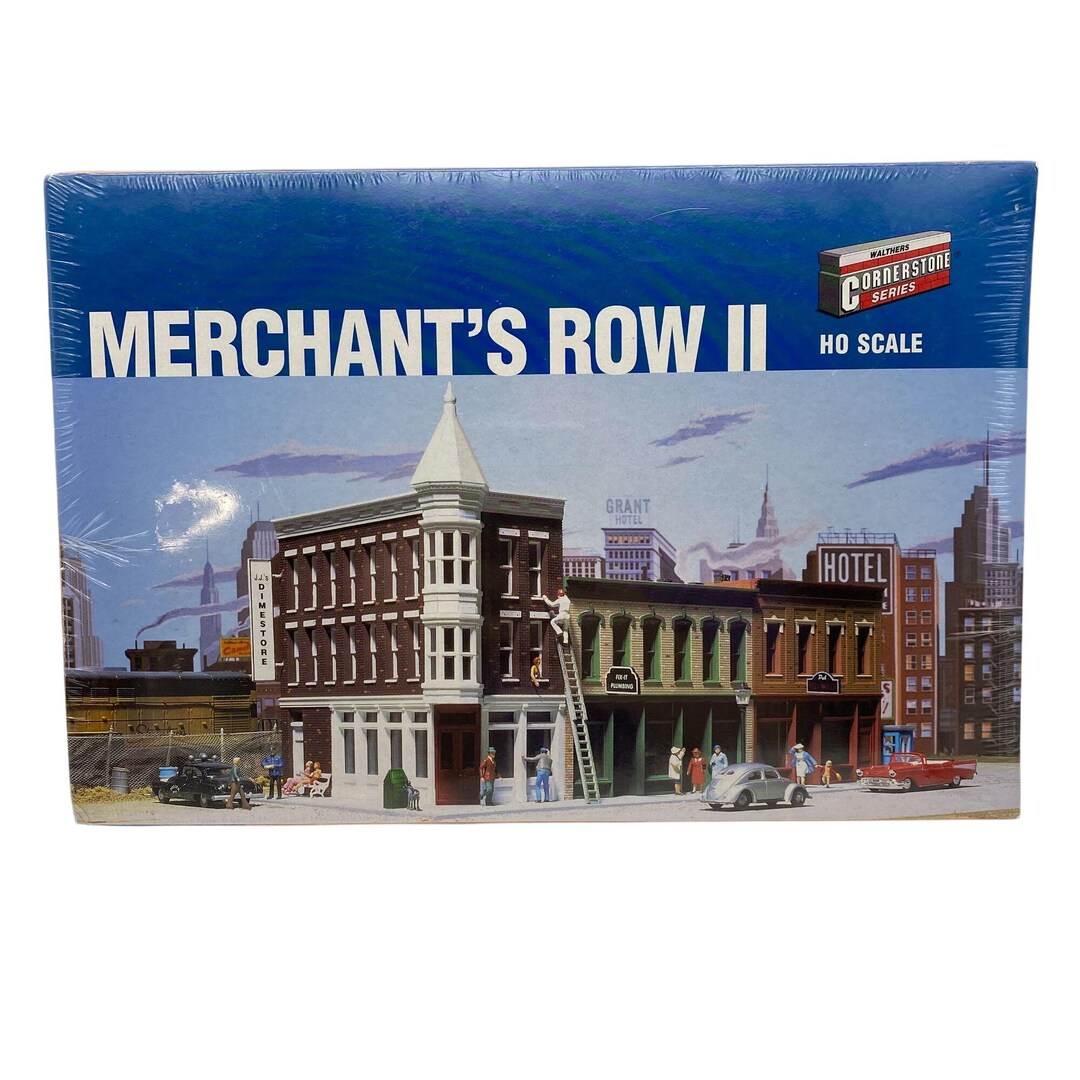 Walthers Cornerstone Series Ho Scale Merchant's Row II NEW Sealed - Etsy