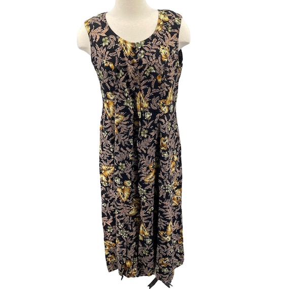 Vintage Jamie Brooke Floral Cottage Prairie Midi Dress Size 14 | Etsy
