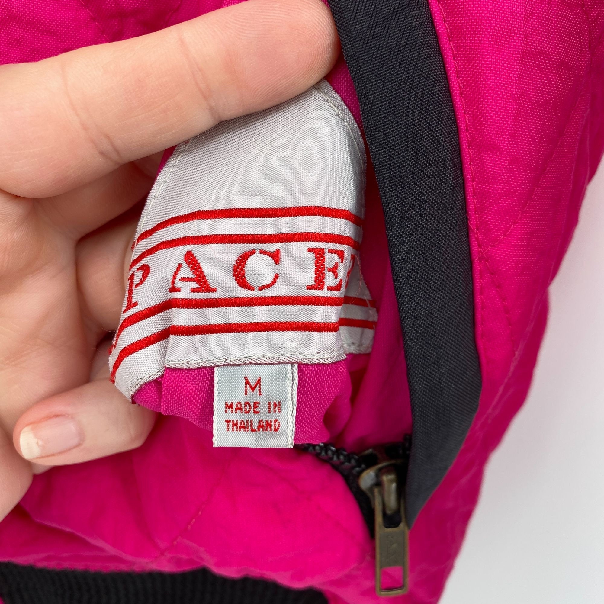 Vintage Pacer Reversible Puffer Jacket Coat Size Medium Hot Pink 1990s ...