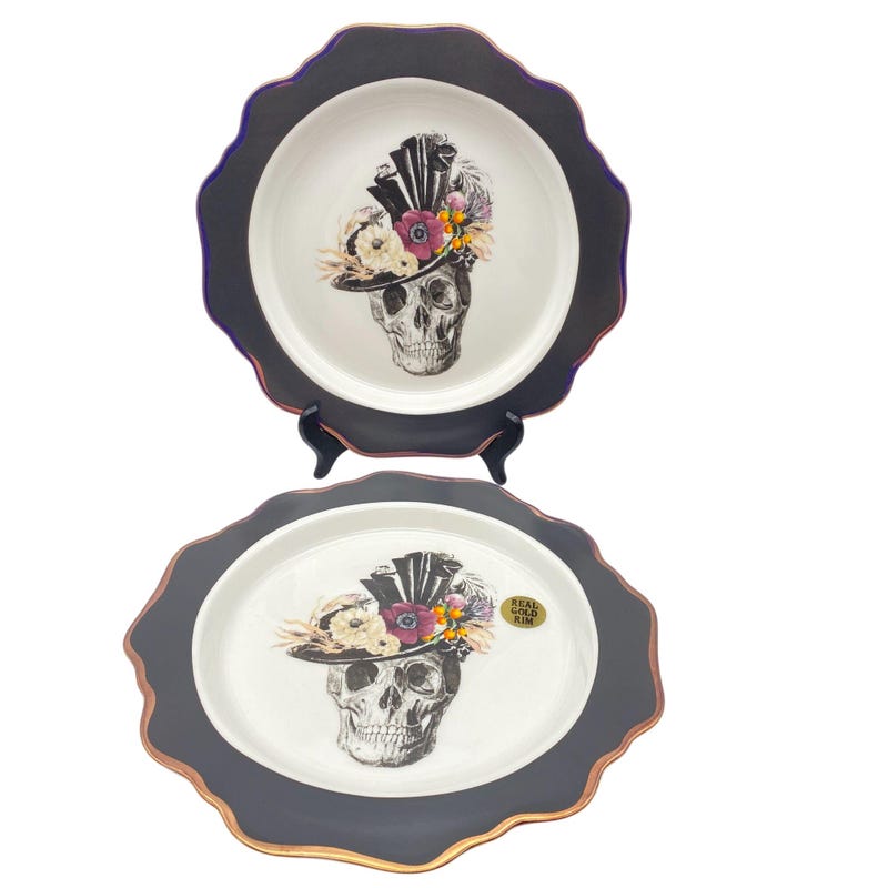 Skull Dinnerware - Etsy