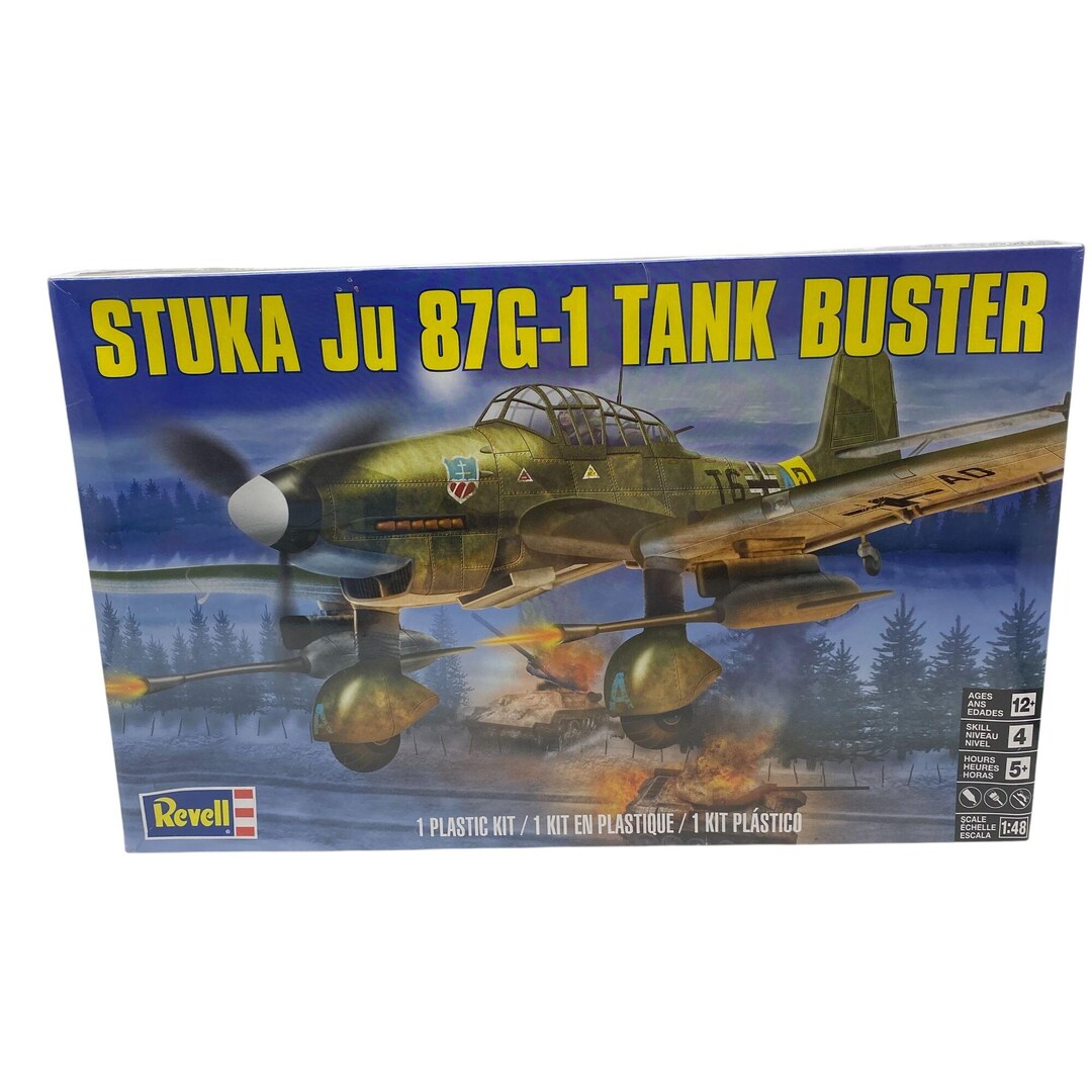 Revell STUKA Ju 87G-1 Tank Buster Model Kit 85-5270 - Etsy
