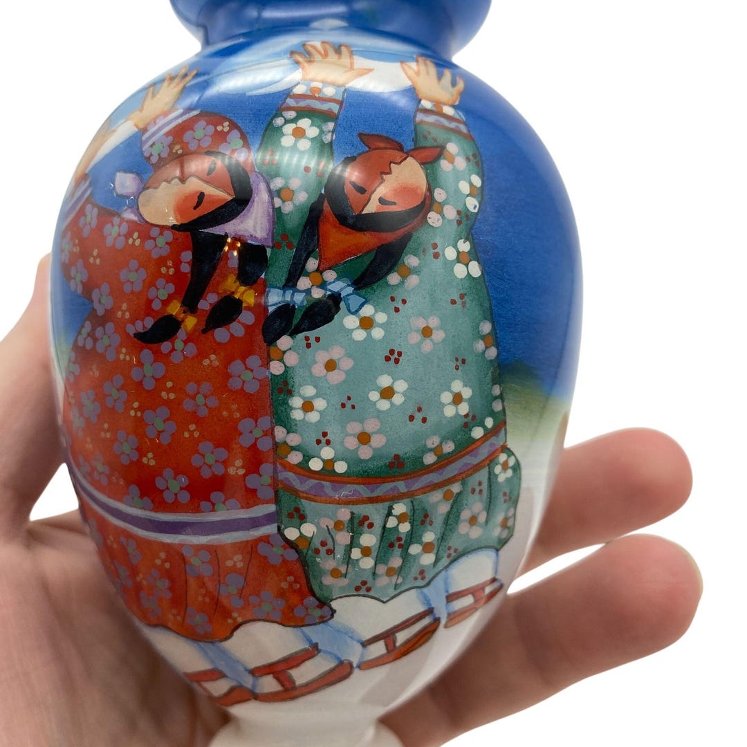 Ne'qwa Large Glass Inuit Ornament With Stand 6.5" Alaskan Indigenous - Etsy