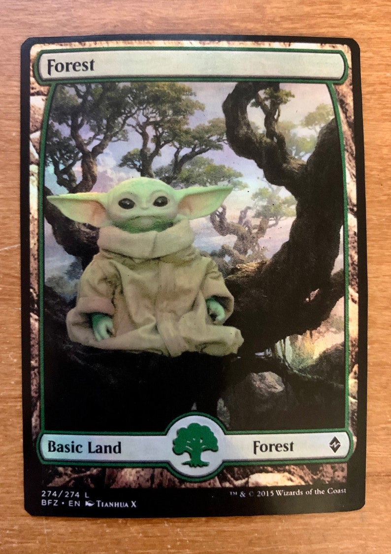 Magic the Gathering Mandalorian Custom Lands | Etsy