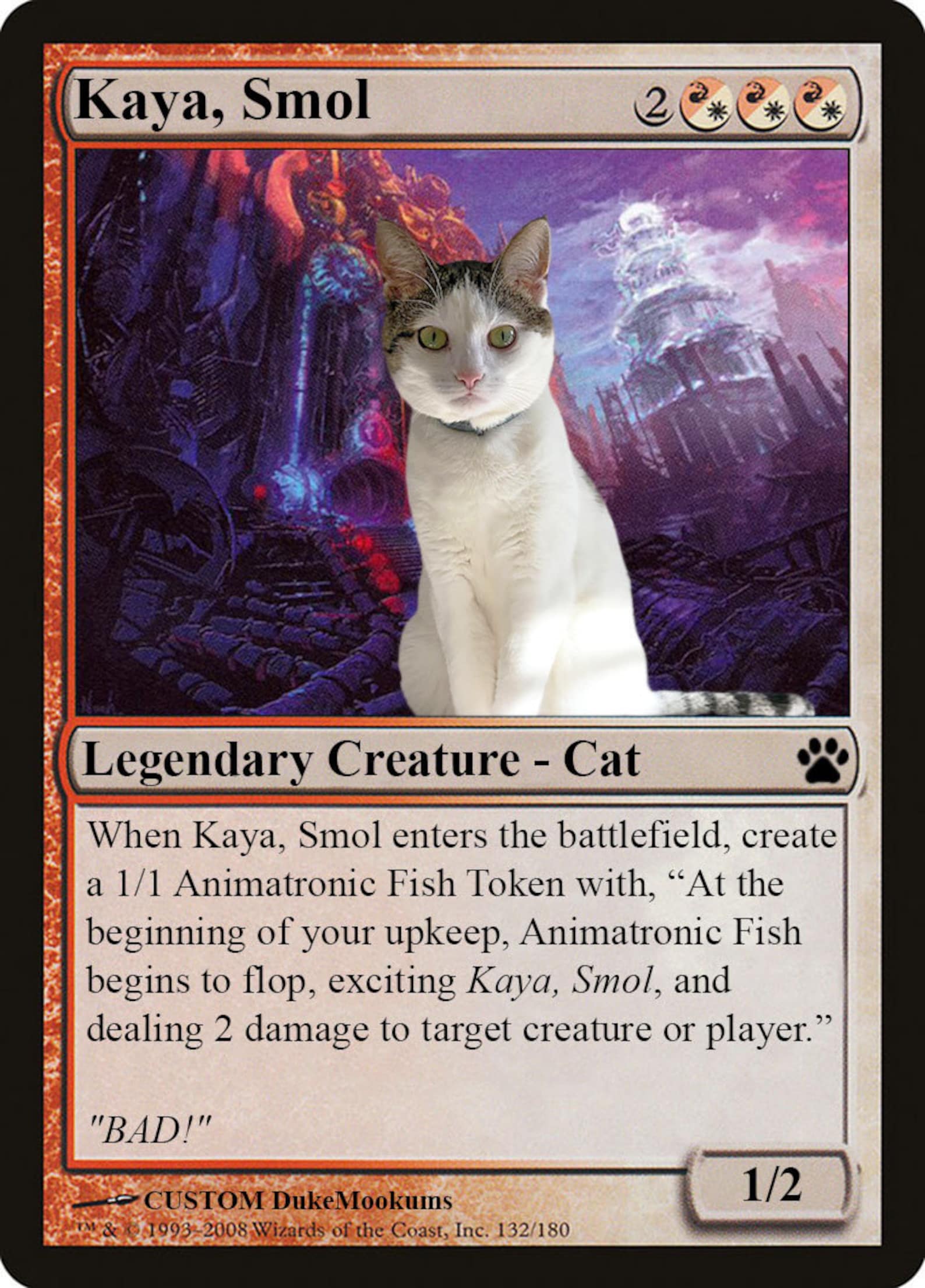 Personalized MTG Creature Foil Card | Etsy