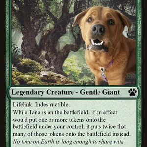 Personalized MTG Creature Foil Card - Etsy