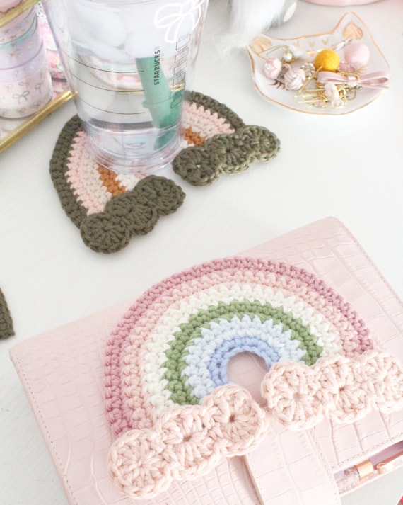 Customizable Rainbow Coaster/Desk Decor | Etsy