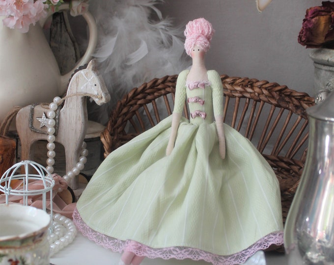 Marie Antoinette Dolls Tilda Dolls French Court Doll Textile Handmade ...