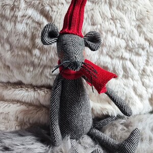 Country Primitive Christmas Mouse Handmade Christmas Toys Rustic ...