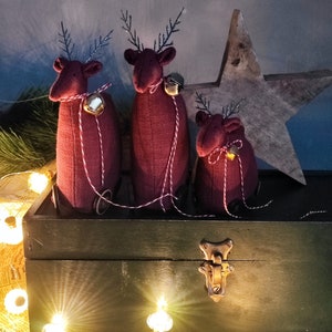 Tilda Deer Tilda Christmas Decor Handmade Scandinavian Deer Christmas ...