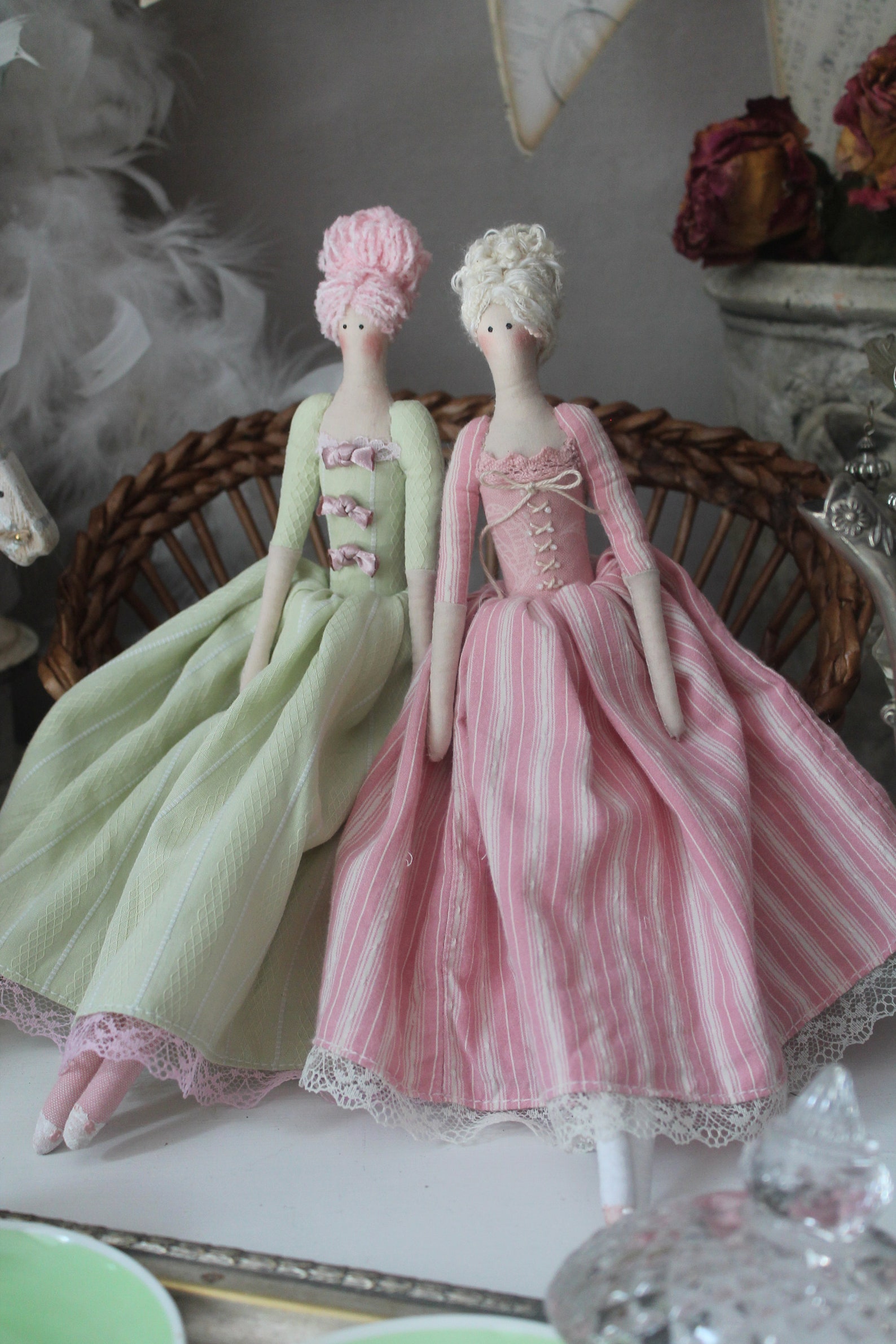 Marie Antoinette Dolls Tilda Dolls French Court Doll Textile - Etsy