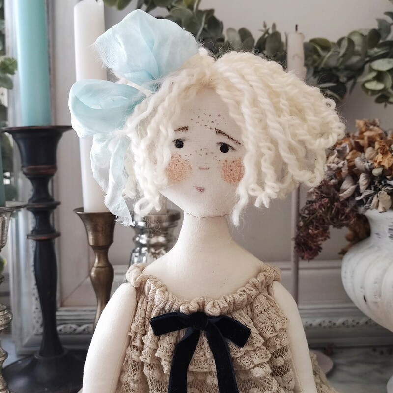 Textile Doll - Etsy