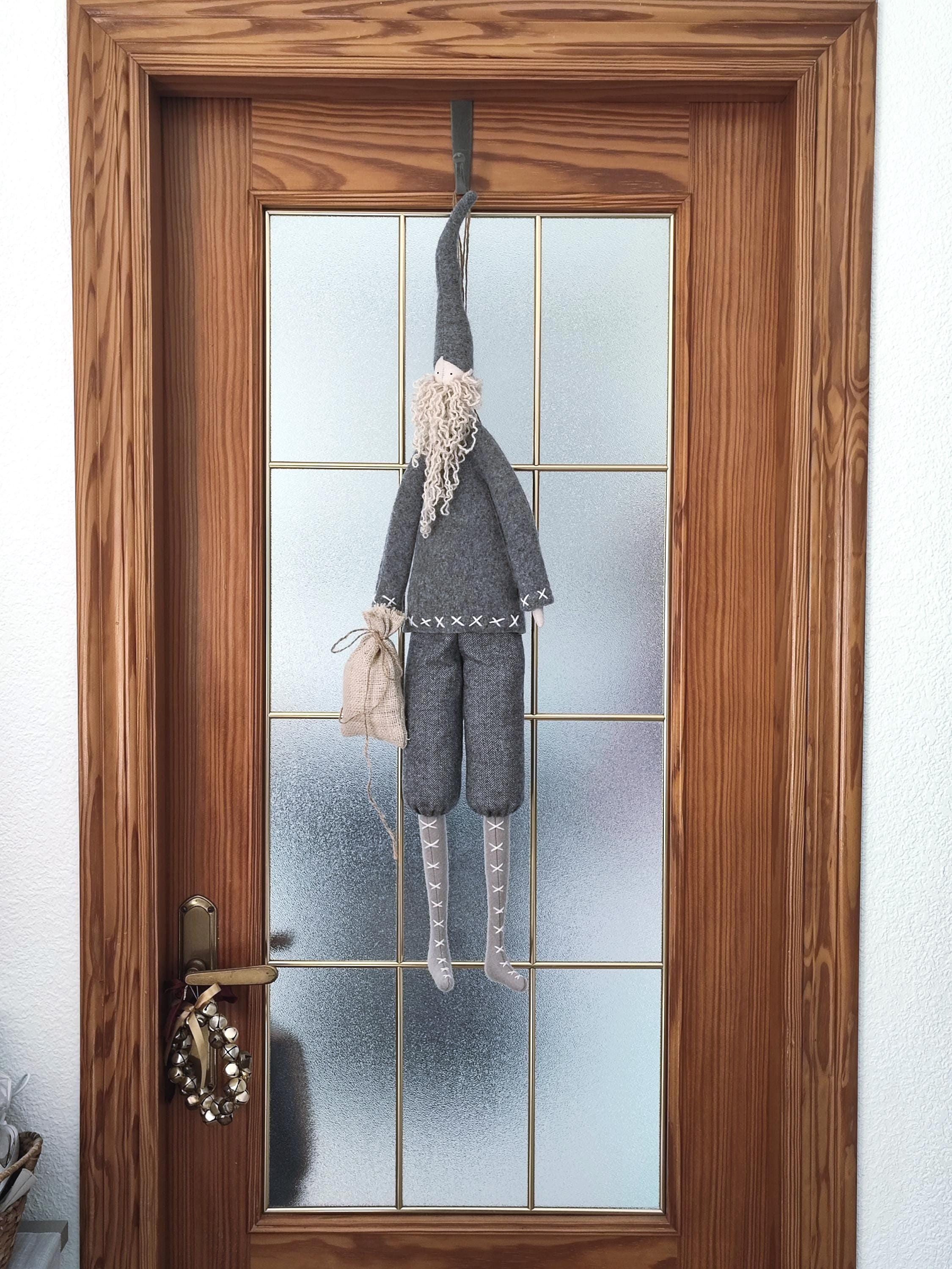Santa Claus Doll Tilda Beige Nordic Santa Gray Handmade Scandinavian ...