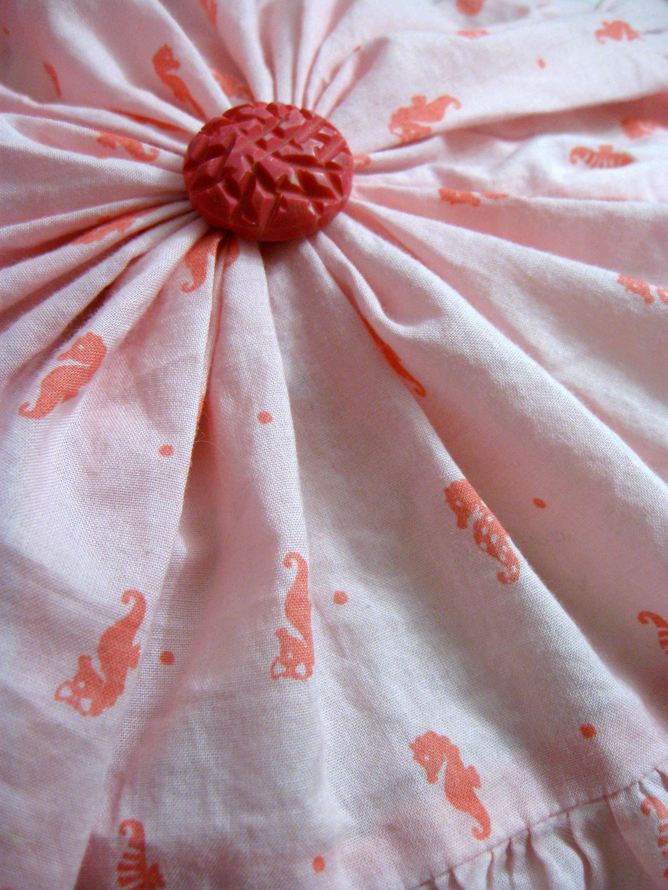 Pink round ruffle pillow Floral pillows Shabby chic pillows | Etsy