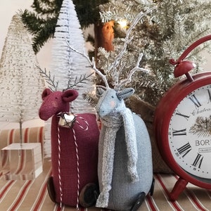 Tilda Deer Tilda Christmas Decor Handmade Scandinavian Deer Christmas ...