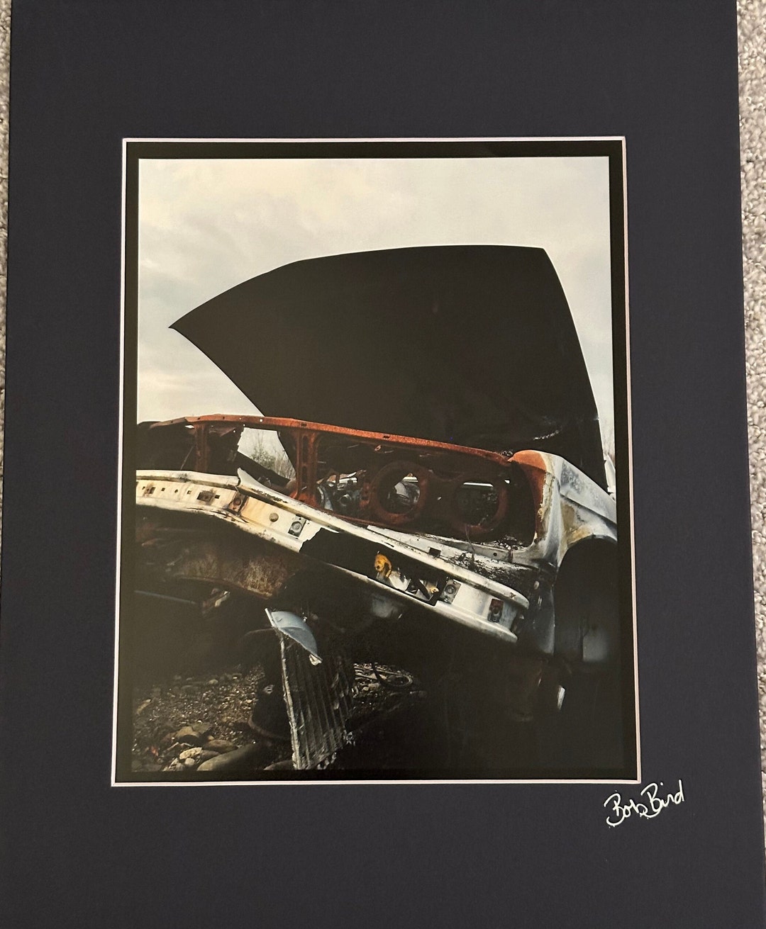 BMW, Burned - LE of 25 Prints - 8X10 Original Photo "junkyard Car ...