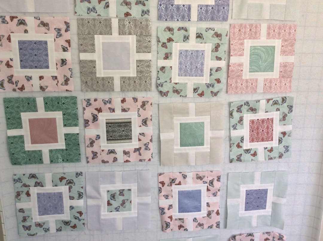 Butterfly and Tulip Quilt Kit - Etsy