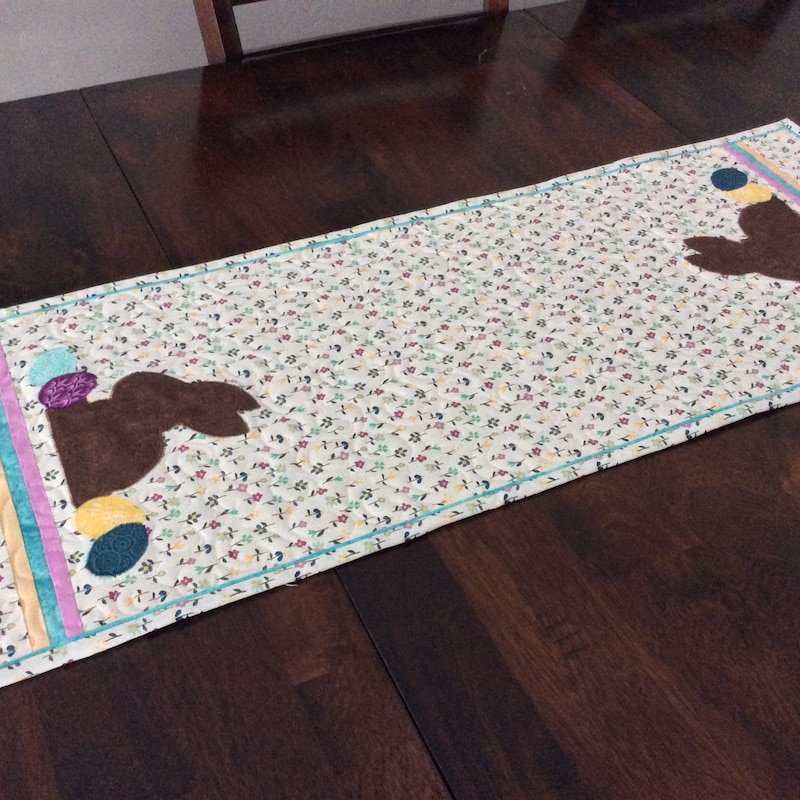 Bunny Table Runner - Etsy