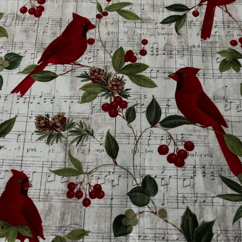 Cardinal Fabric - Etsy Canada