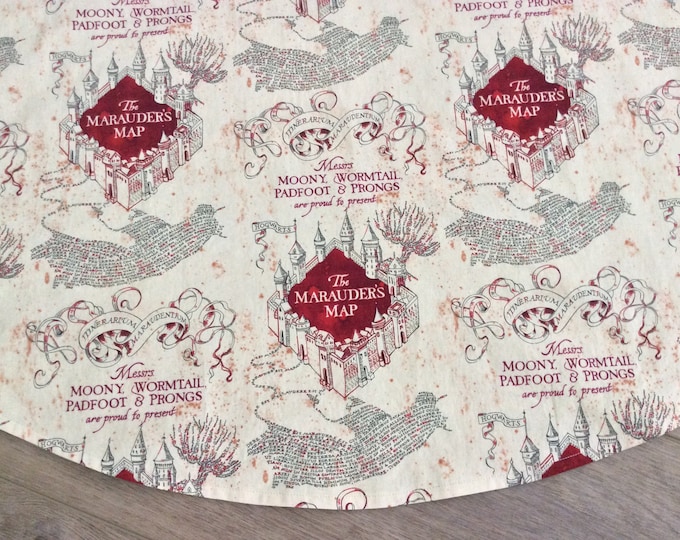 Harry Potter Tree Skirt - Marauder’s Map - 42” - Etsy