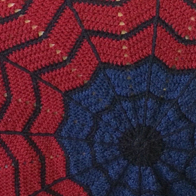 Spiderman Blanket Crochet Pattern - Etsy