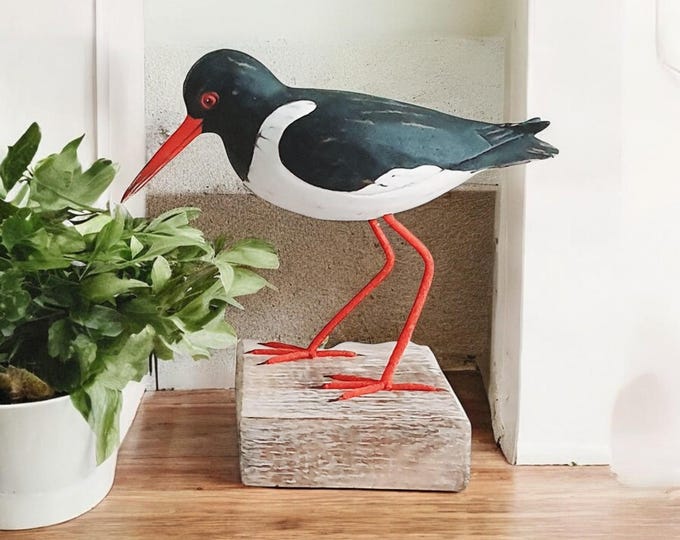 Miniature Wood-look Silly Seagull Hand-painted Resin Seagull Perched on ...