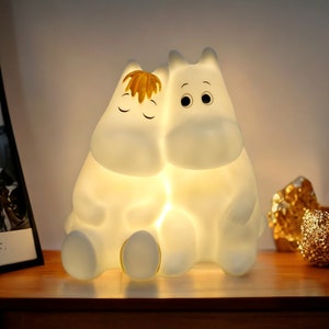 Moomin and Snorkmaiden Character LED Lamp With USB Port Quirky ...